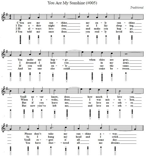 You Are My Sunshine Chords