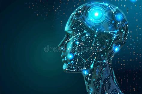 Digital Illustration Of Ai Brain With Neural Connections Representing