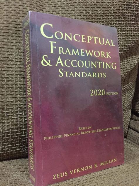 Conceptual Framework And Accounting Standards 2020 Edition Author Zeus Vernon B Millan Hobbies