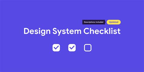 Design System Checklist Figma