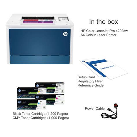 Hp Color Laserjet Pro Dw A Colour Laser Printer Ra F