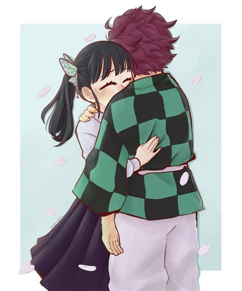 Tanjiro X Kanao Fanart Tanjiro X Kanao Fanart By Me Kimetsunoyaiba Tanjirou X Kanao Doujin
