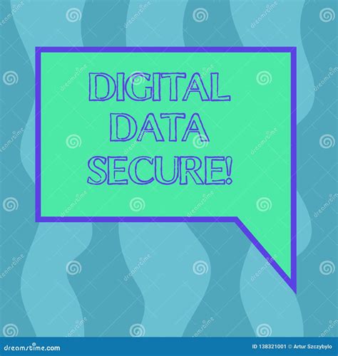 Conceptual Hand Writing Showing Digital Data Secure Business Photo Showcasing Prevent