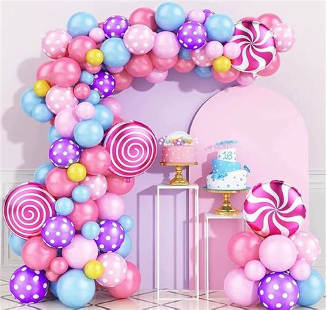 Candy Theme Party Decoration Candy Themed Balloon Decoration Set