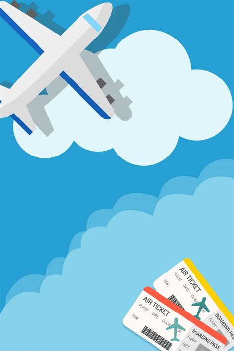 Airplane Travel Discount Ticket Wallpaper