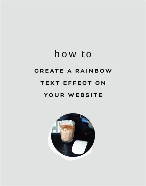 How To Create A Rainbow Text Effect On Your Website — June Mango Design