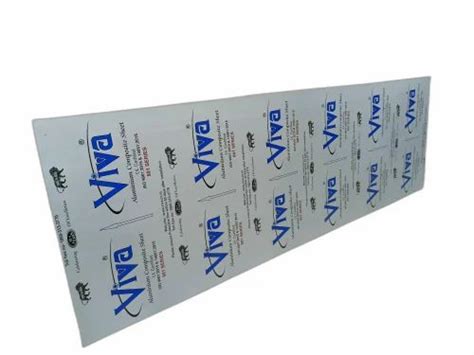 White Viva ACP Sheet Thickness Mm At Rs Sq Ft In Amritsar ID