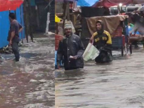 भिवंडीला मुसळधार पावसाचा तडाखा जनजीवन विस्कळीत रस्ते बनले नद्या