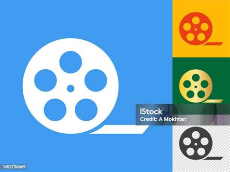 시네마 필름 릴 세트 아이콘 로고에 대한 스톡 벡터 아트 및 기타 이미지 로고 영화 영화 산업 Istock