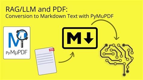 Ragllm And Pdf Conversion To Markdown Text With Pymupdf Artifex