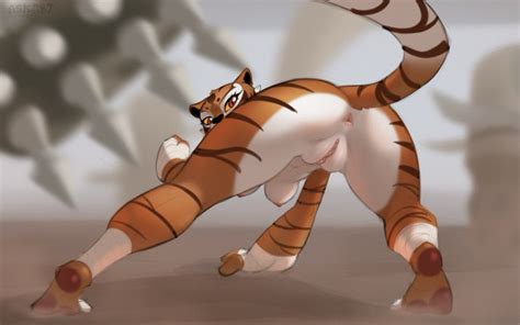 Rule 34 Action Pose Anthro Anus Askart Ass Bent Over Dreamworks Felid Female Fist Fur Genitals