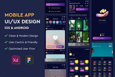 Provide Aesthetic Mobile App Ux Ui Design Services By Fahadmubarikg Fiverr