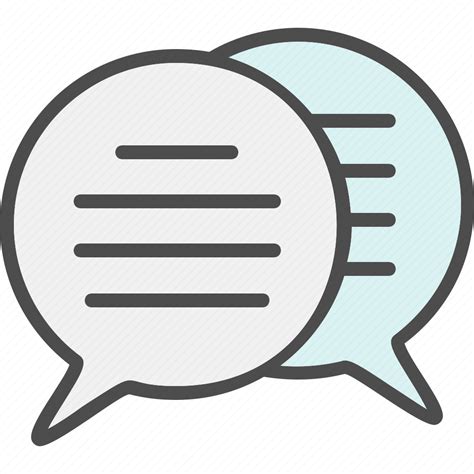 Bubble Chat Comment Communication Message Talk Icon Download On