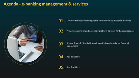 Agenda E Banking Management And Services Ppt Icons Ppt Powerpoint