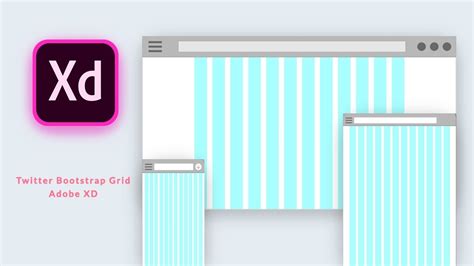 Create Responsive Twitter Bootstrap Grid Design In Adobe Xd Tutorial Youtube