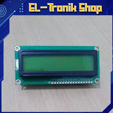 Jual LCD 16x2 Backlight Hijau Biru Tegal Shopee Indonesia