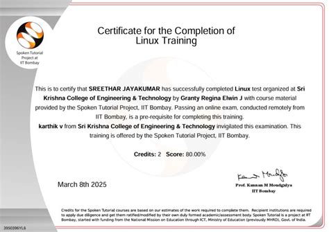 Linux Training Iitbombay Spokentutorial Learning Engineering