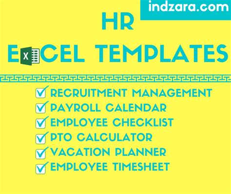 Free Premium Excel Templates Designed For Human Resources HR