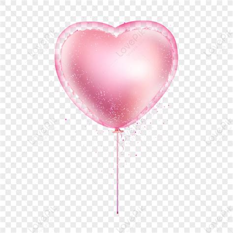 풍선 사랑 하트 모양 핑크 드레스 빛 일러스트 사람 우주 종이 패턴파스텔불빛 Png 일러스트 무료 다운로드 Lovepik
