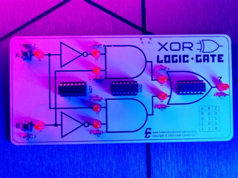 Logic Gates Learning Kit 3 Xor Etsy