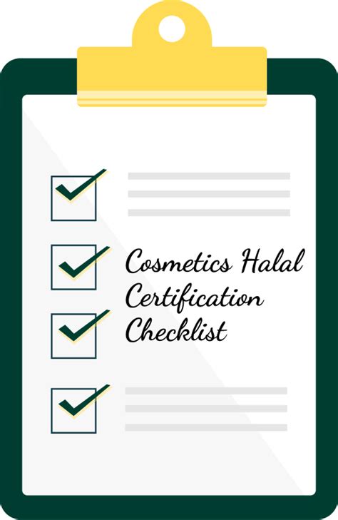 Cosmetics Halal Certification Checklist American Halal Foundation
