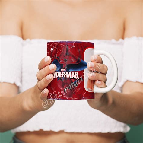 Tazas Spiderman Personalizada Cod 0005 De Tin Marin