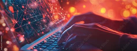 Computer Scientist Analyzing Algorithms In Data Facility Background