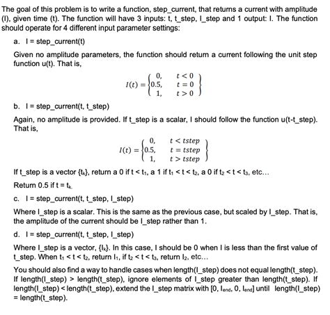 Solved The Goal Of This Problem Is To Write A Function Chegg