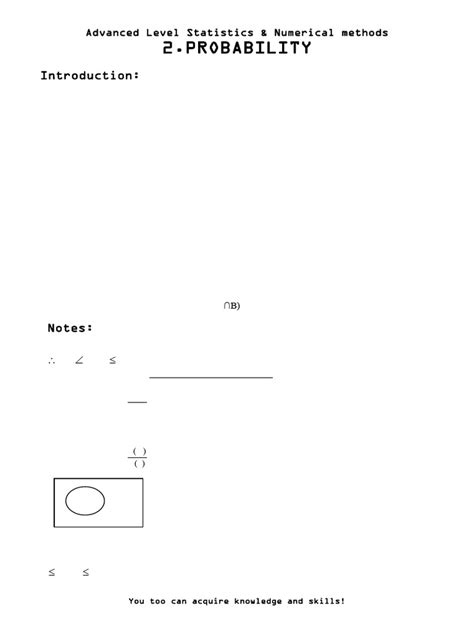 Probability Discrete Random Variables And Normal Distribution Pdf