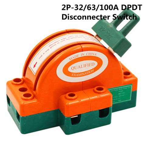 Two Pole Double Throw Knife Disconnect Switch Dpdt Bidirectional Knife