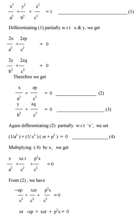 partial differential equations