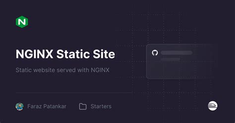 Deploy Nginx Static Site Railway