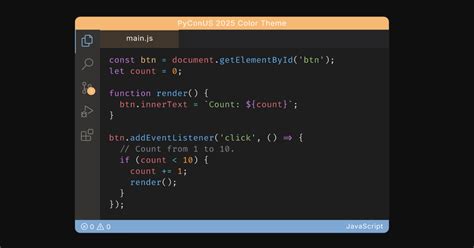 Pyconus 2025 Theme By Sarah Kaiser Vs Code Themes