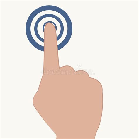 Click Hand Icon Pointer Stock Vector Illustration Of Select 240005640