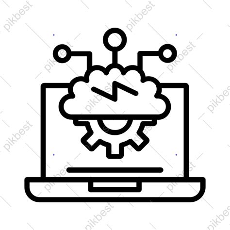 Brained Brain Line Iocn Png Images Ai Free Download Pikbest