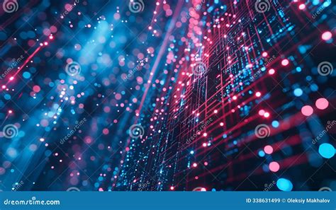 Digital Background Perfect For Tech Processes Neural Networks