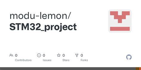 github modu lemon stm32 project