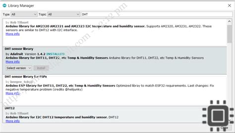 Dht11 Webserver With Wemos D1 Mini Using Arduino Ide