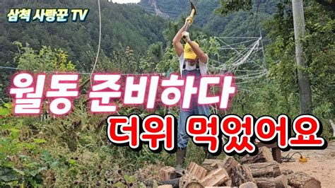 월동준비하다 더워 먹었어요 Youtube