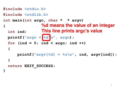 Understand Argc And Argv Ppt Download