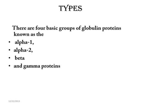Structural Evolution Of Globulin Protein Ppt