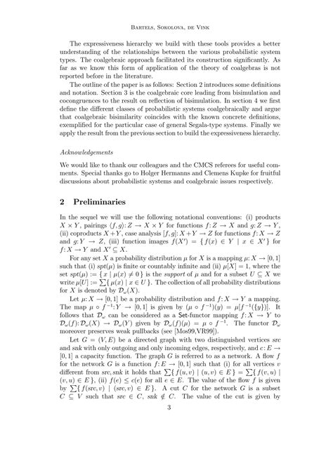 Solution A Hierarchy Of Probabilistic System Types Studypool