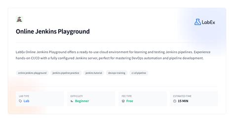 Online Jenkins Playground And Editor Labex