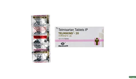 Buy Telmikind 20mg 10 Tablets Online At Best Prices Wellness Forever