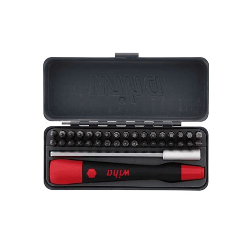 Wiha Tools Gobox Mico Bit Set 36 Piece 1 1 28mm 4mm Hex Drive