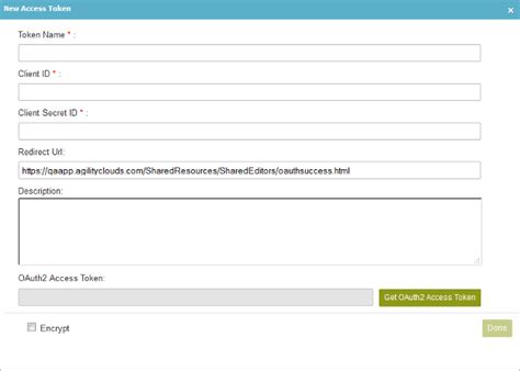 New Yammer Access Token