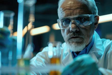 Scientist Analyzing Dna For Medical Advancement Premium Ai Generated Image