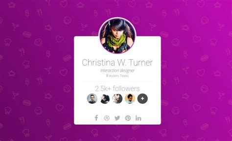 Bootstrap Profile Card Examples OnAirCode