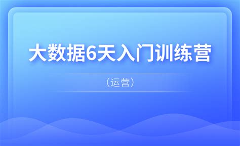 大数据 天入门训练营课程运营师资介绍信息 大数据直播课 博学谷