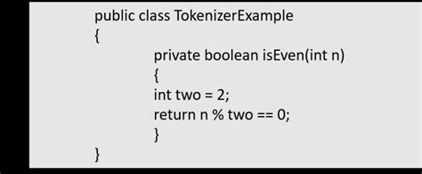 Example Java Input Source Code For Tokenizer Figure 5 Presents The
